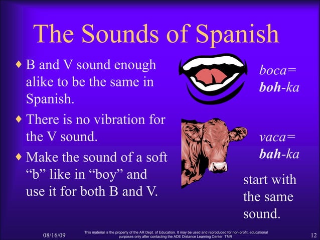 The Sounds Of Spanish | PPT