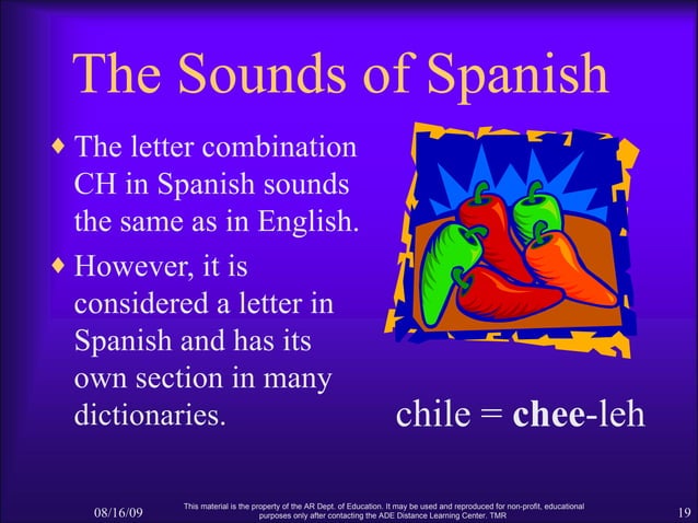 The Sounds Of Spanish | PPT