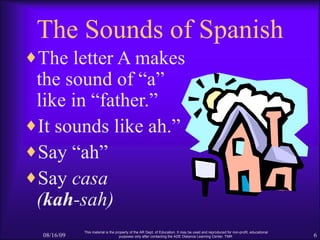 The Sounds Of Spanish | PPT