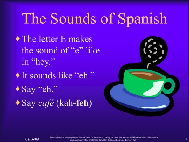 The Sounds Of Spanish | PPT