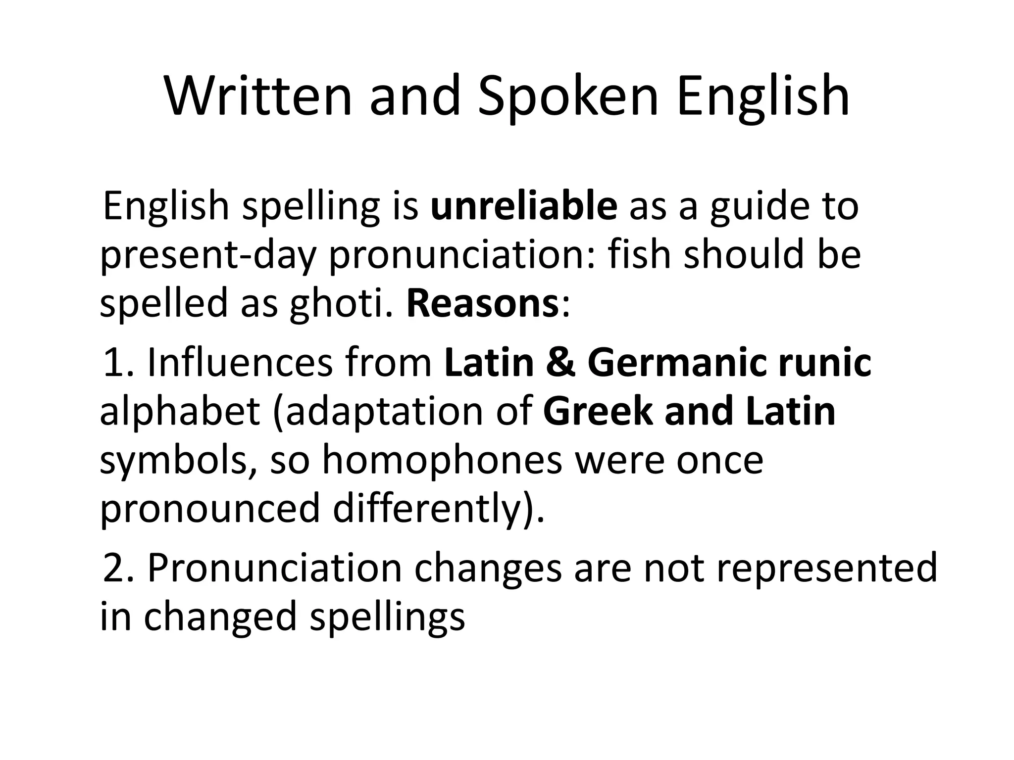The sound structure of english | PPTX