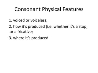 The sound structure of english | PPTX