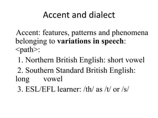 The sound structure of english | PPTX