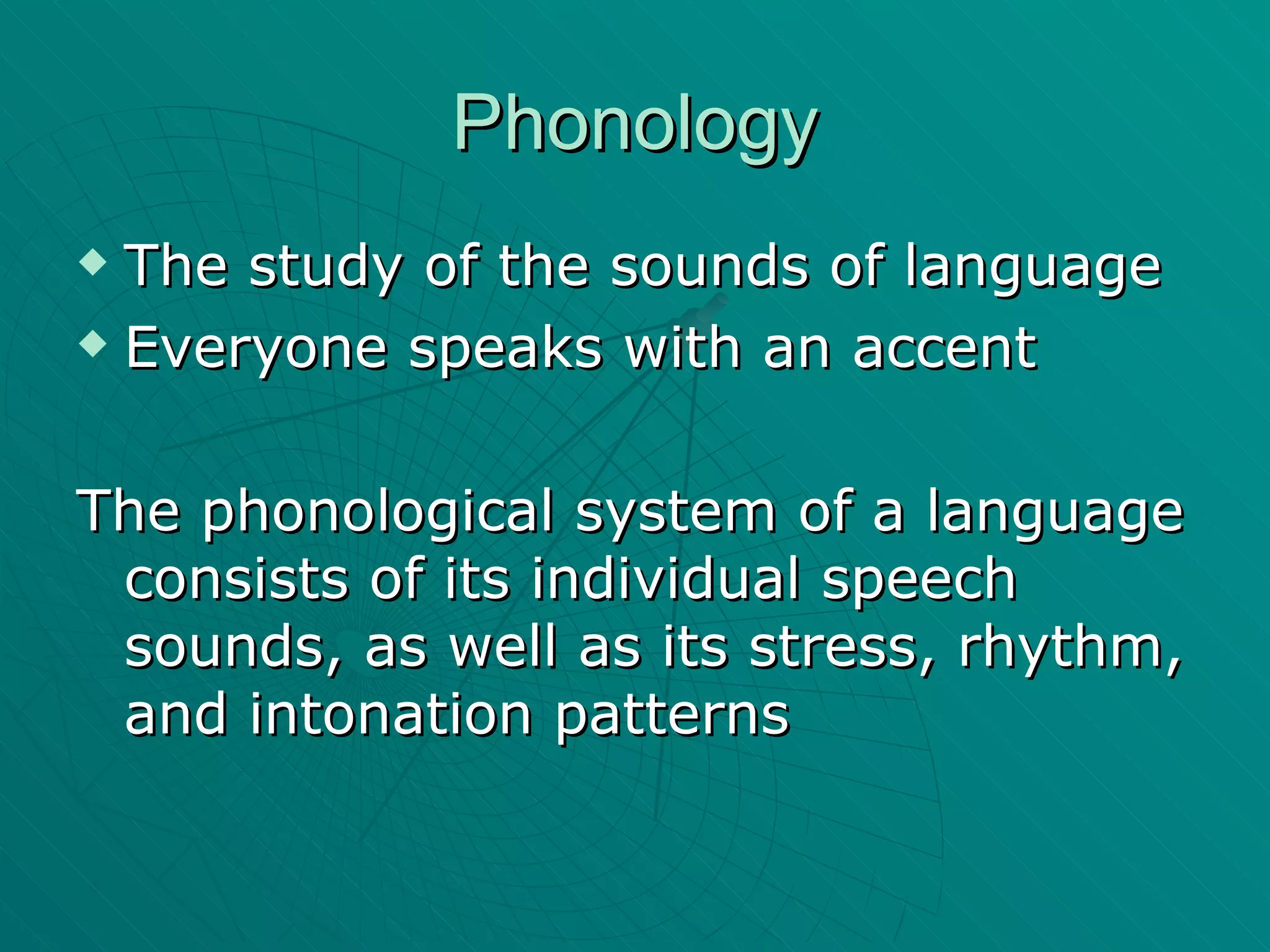 The Sound System Of English | PPT