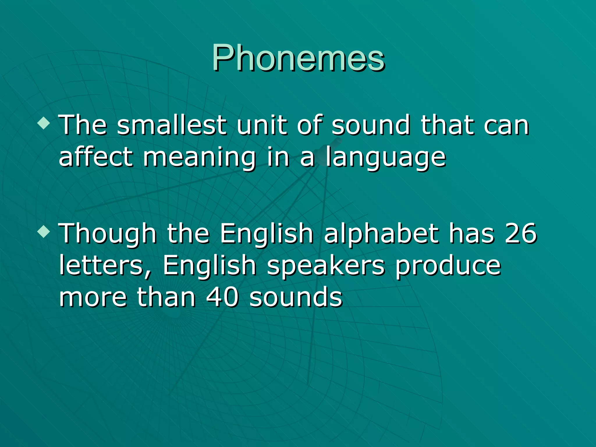 The Sound System Of English | PPT