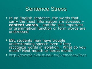 The Sound System Of English | PPT