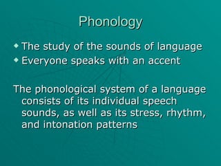 The Sound System Of English | PPT