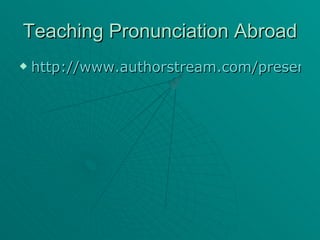 The Sound System Of English | PPT