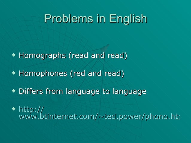 The Sound System Of English | PPT