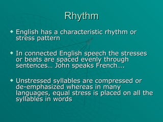The Sound System Of English | PPT