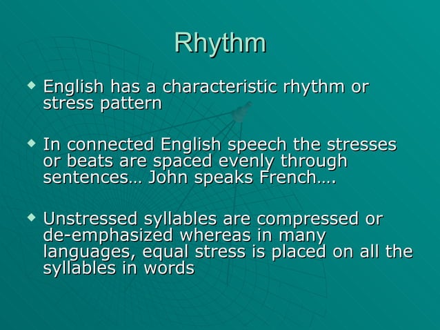The Sound System Of English | PPT