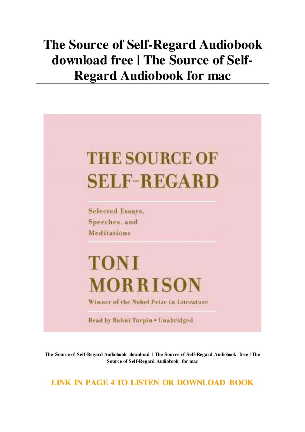 The Source Of Self Regard Audiobook Download Free The Source Of Self the-source-of-self-regard-audiobook-download-free-the-source-of-self
