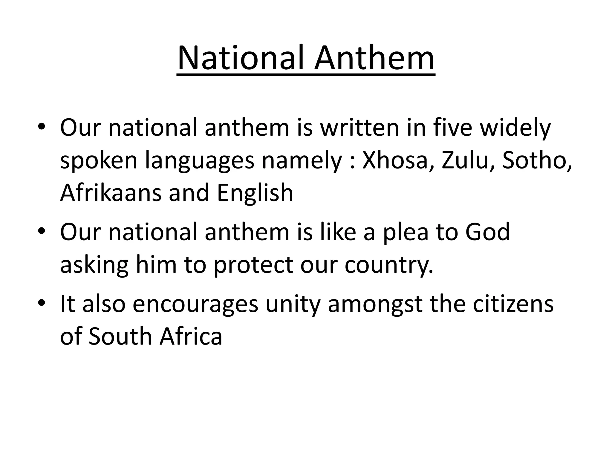 The South African Presentation | PPTX