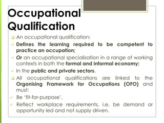 The South African Qualifications Framework | PDF | Apprenticeships ...