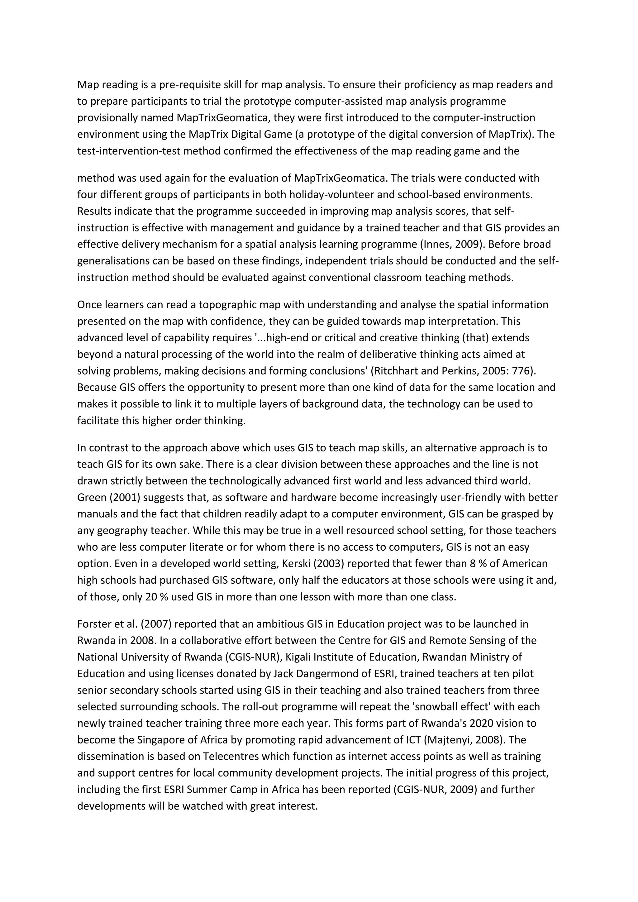 The south african school geography classroom | DOCX