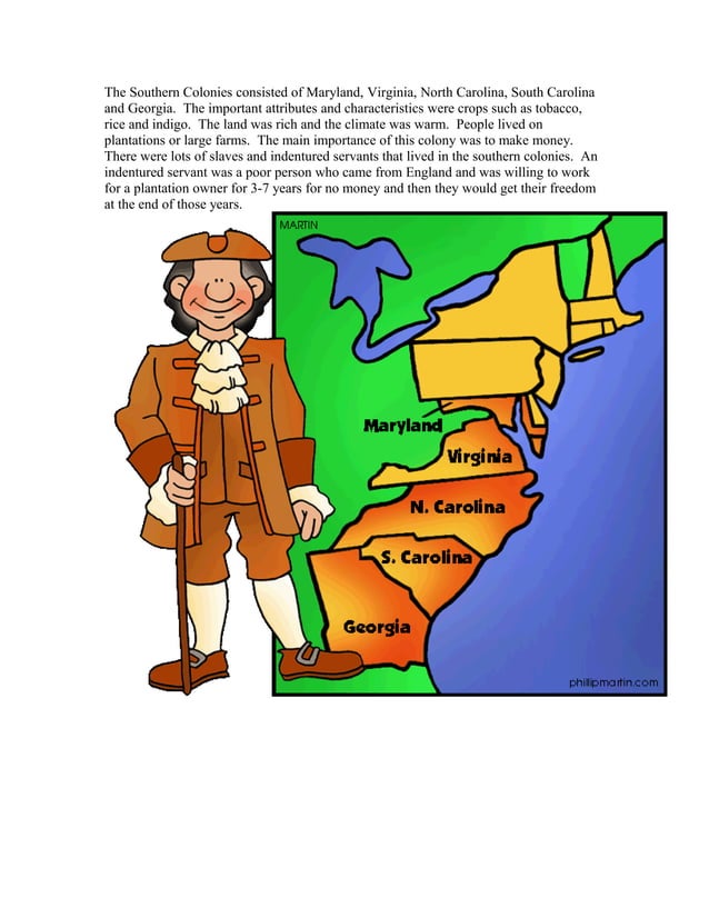 The southern colonies | PDF