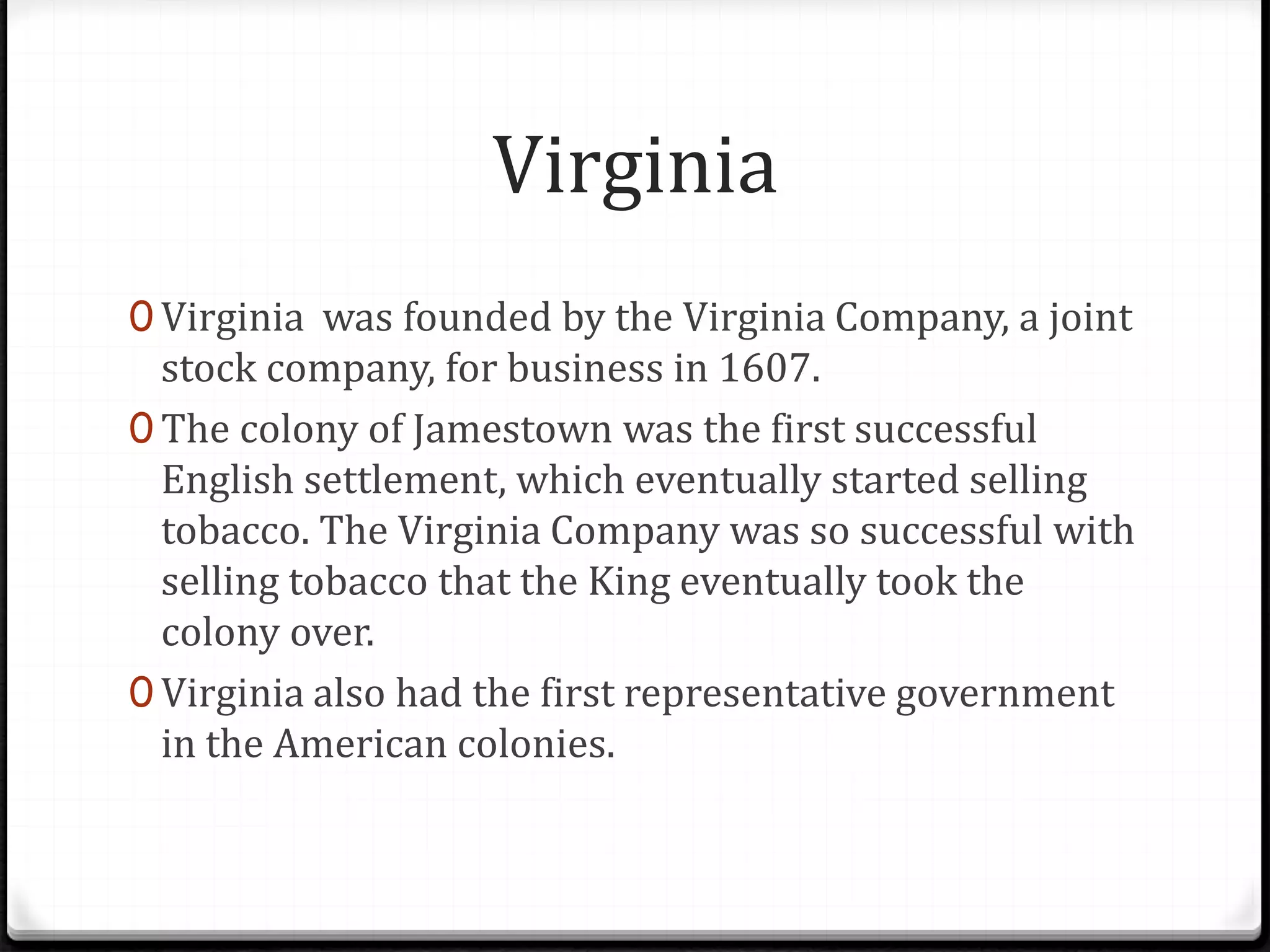 The Southern Colonies | PPTX