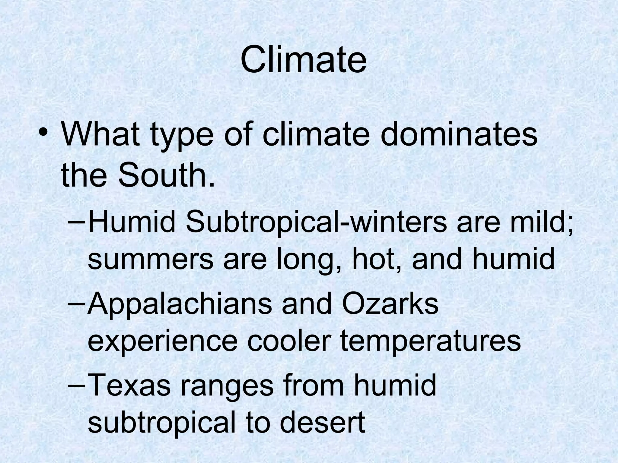 The southern united states | PPT