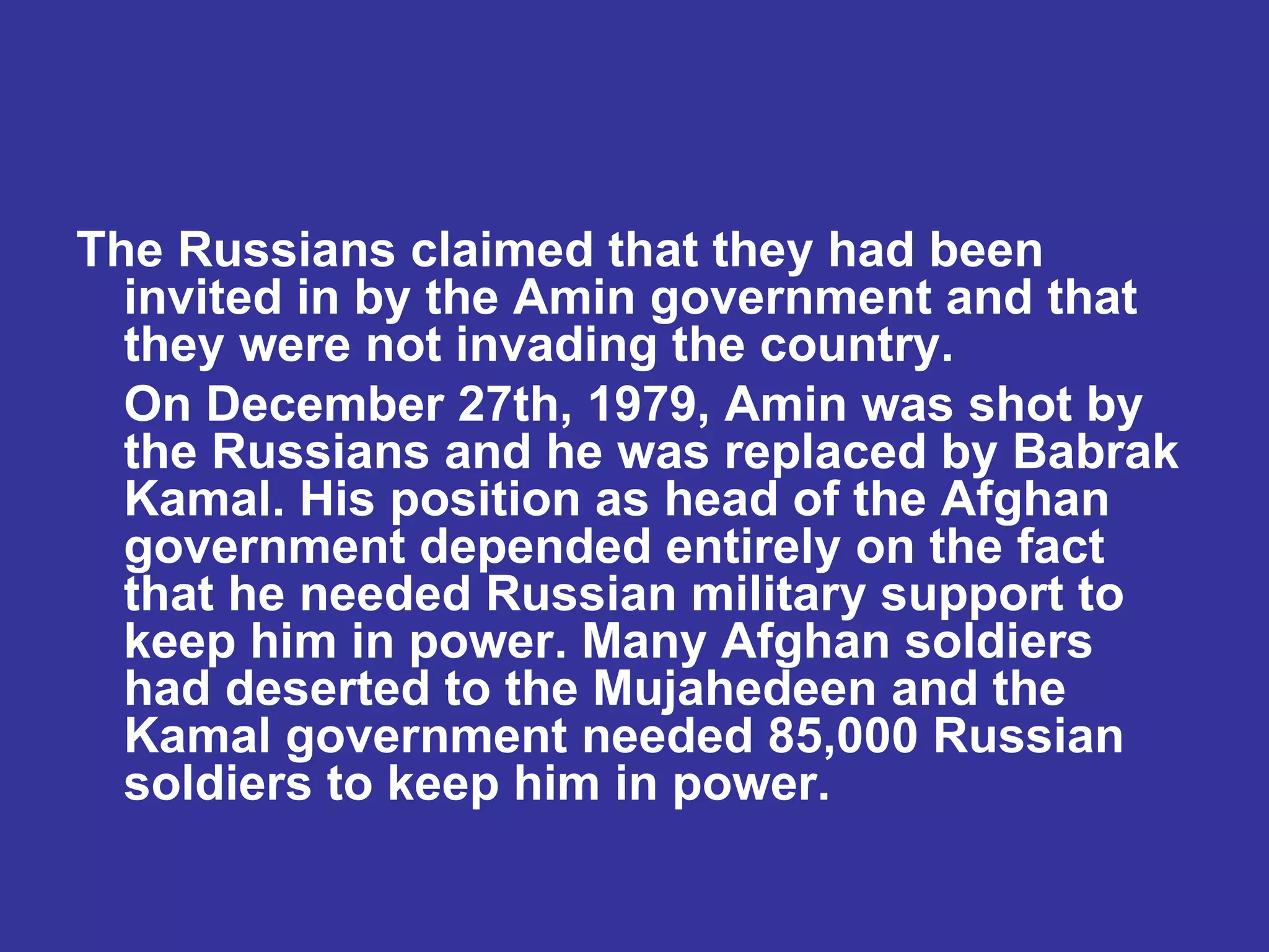 The soviet invasion of afghanistan[1] | PPT