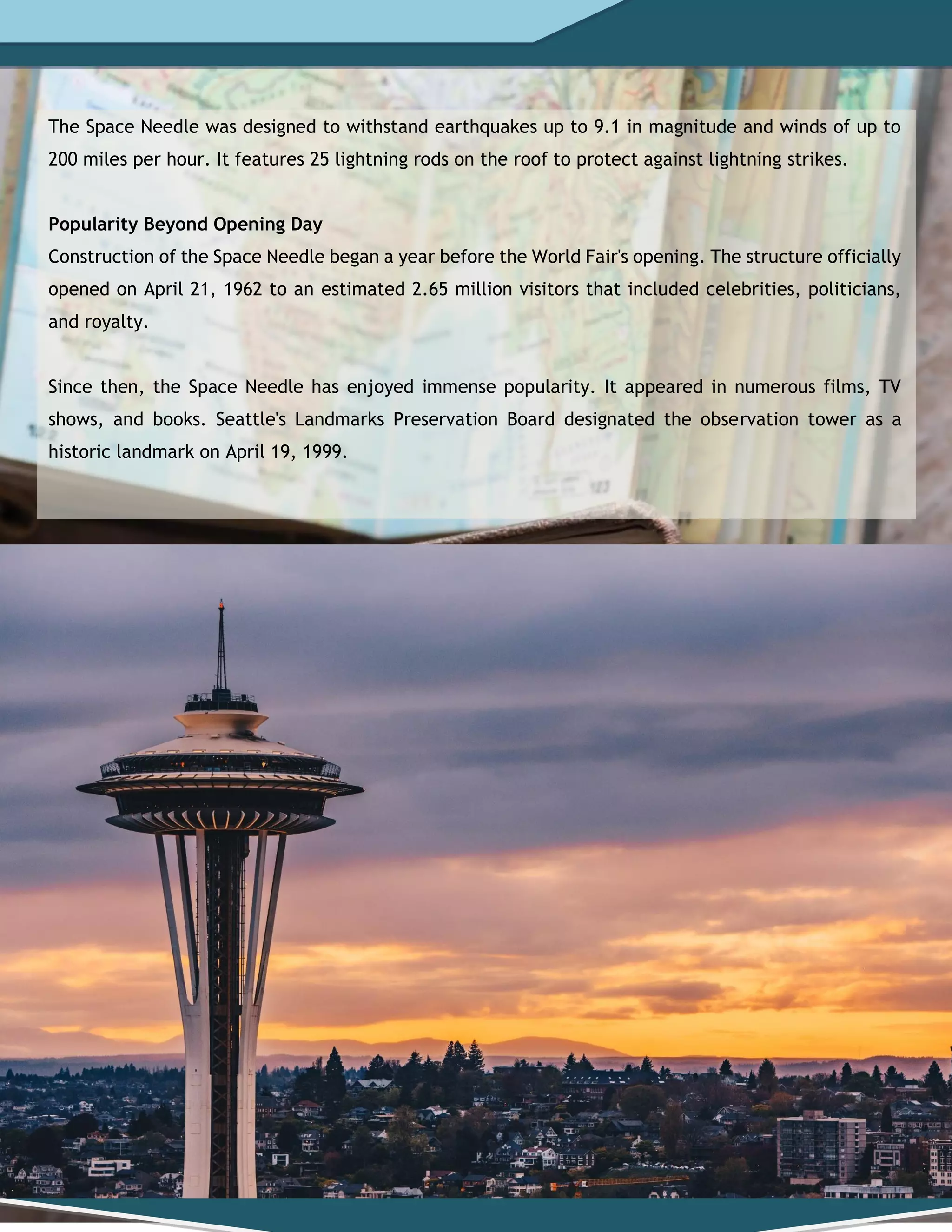 The space needle the symbol of seattle | PDF