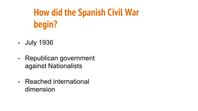 The Spanish Civil War | PPT