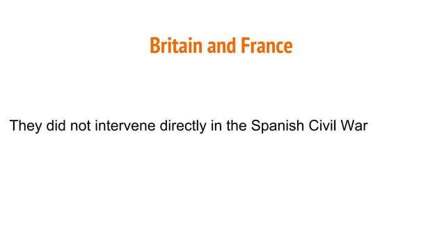 The Spanish Civil War | PPT