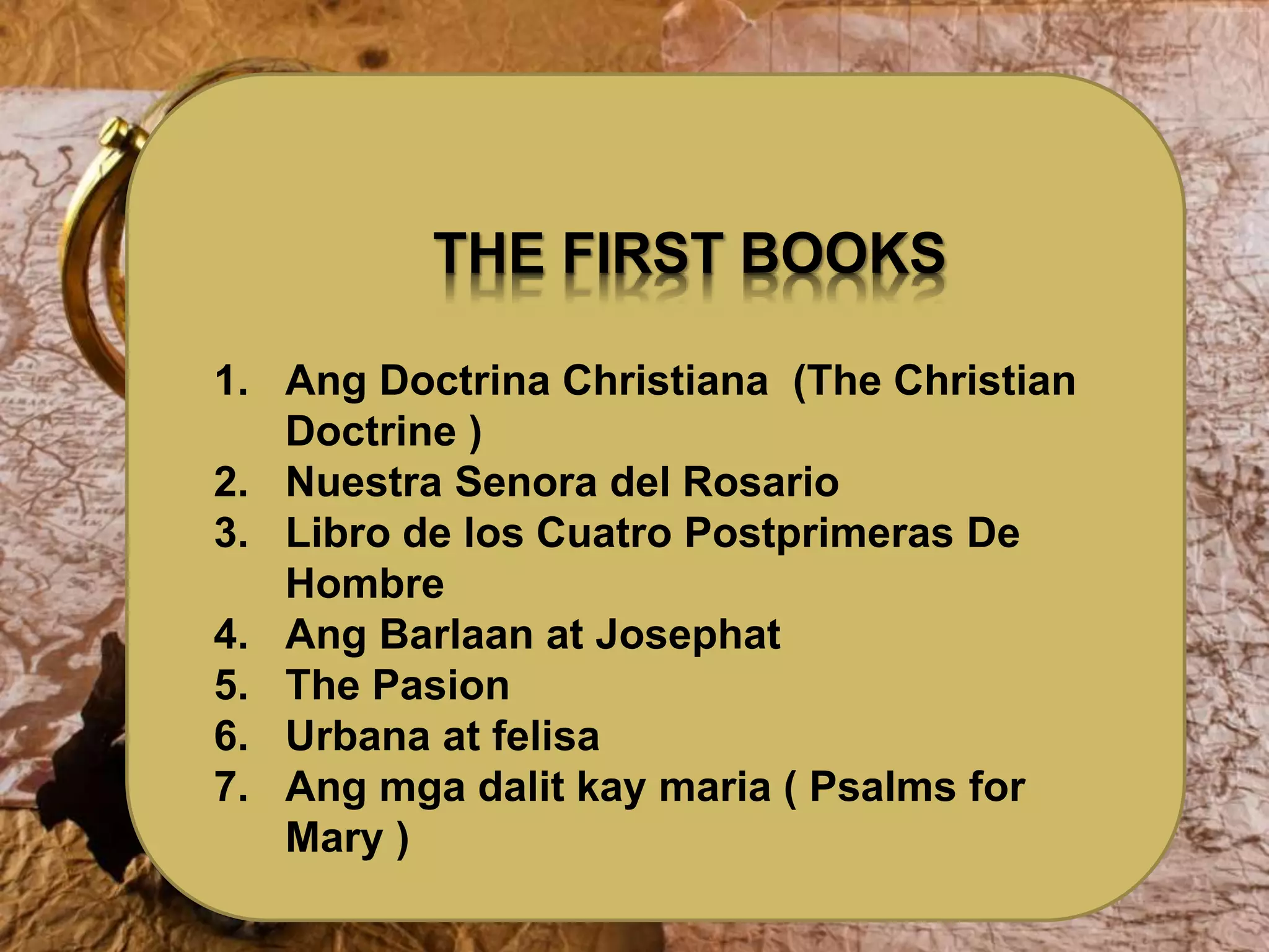The spanish colonial and pre colonial text | PPTX