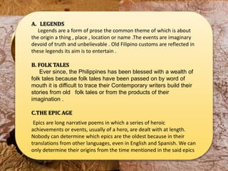 The spanish colonial and pre colonial text | PPTX