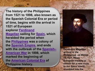 The spanish colonial and pre colonial text | PPTX