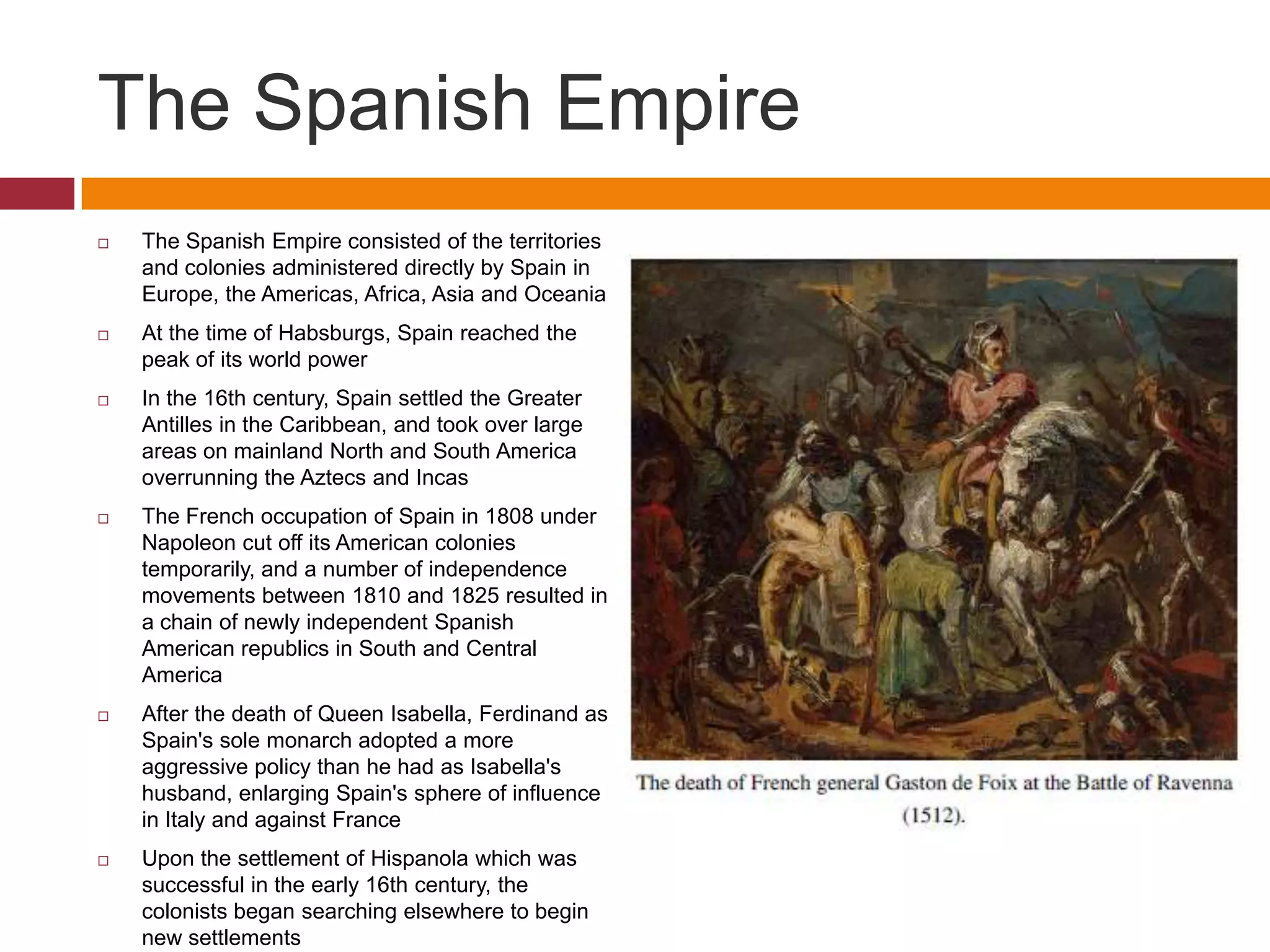 The spanish empire | PPTX