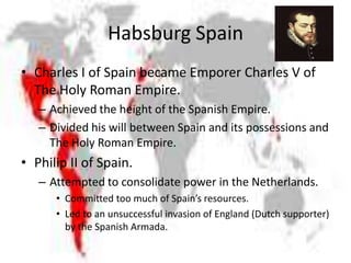 The spanish empire | PPTX