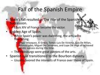 The spanish empire | PPTX