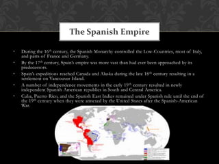 The Spanish Empire | PDF