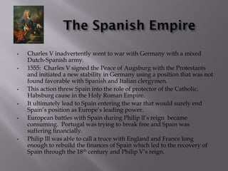 The Spanish Empire History 140 | PPT