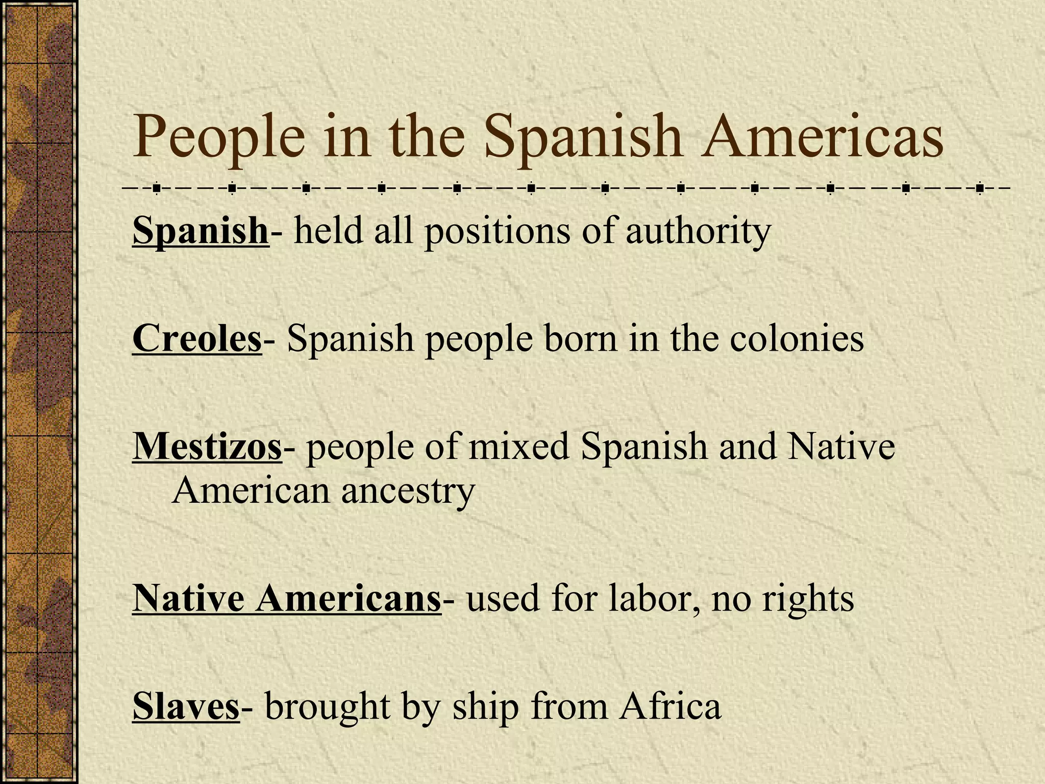 The Spanish Empire of the Americas | PPT