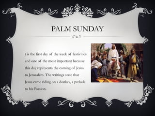 The spanish festival of semana santa and easter | PPT