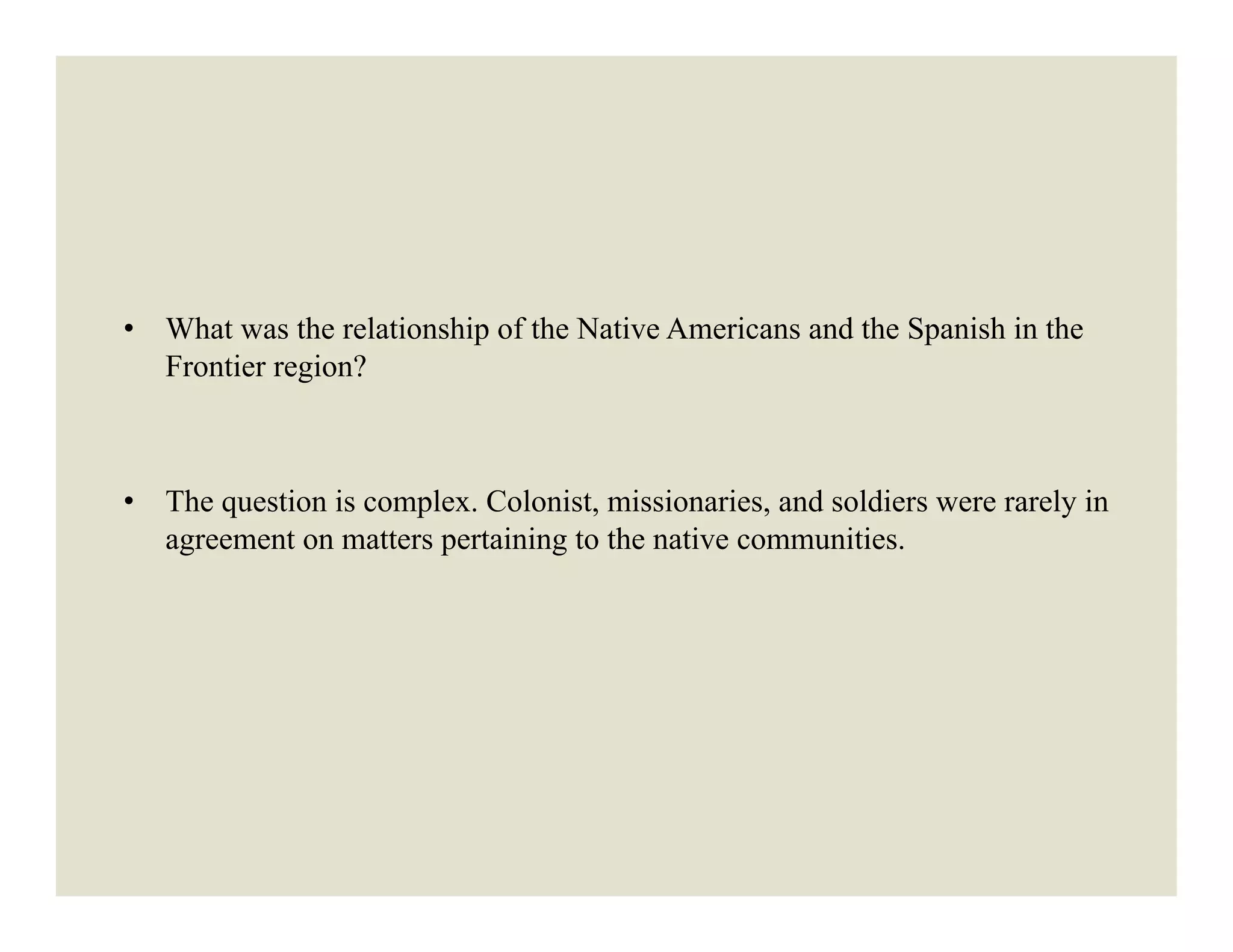 The Spanish Frontier, 1521 1821 | PDF