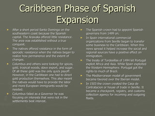 The spanish in america | PPT