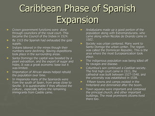 The spanish in america | PPT