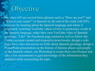 The Spanish Language PowerPoint | PPTX | Education