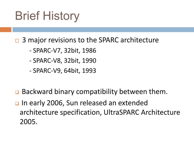 The sparc architecture (3) | PPTX | Operating Systems | Computer ...