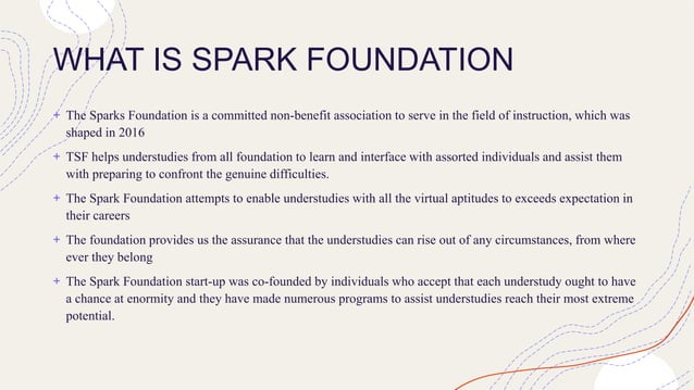 The Sparks Foundation Digital Marketing | PPT