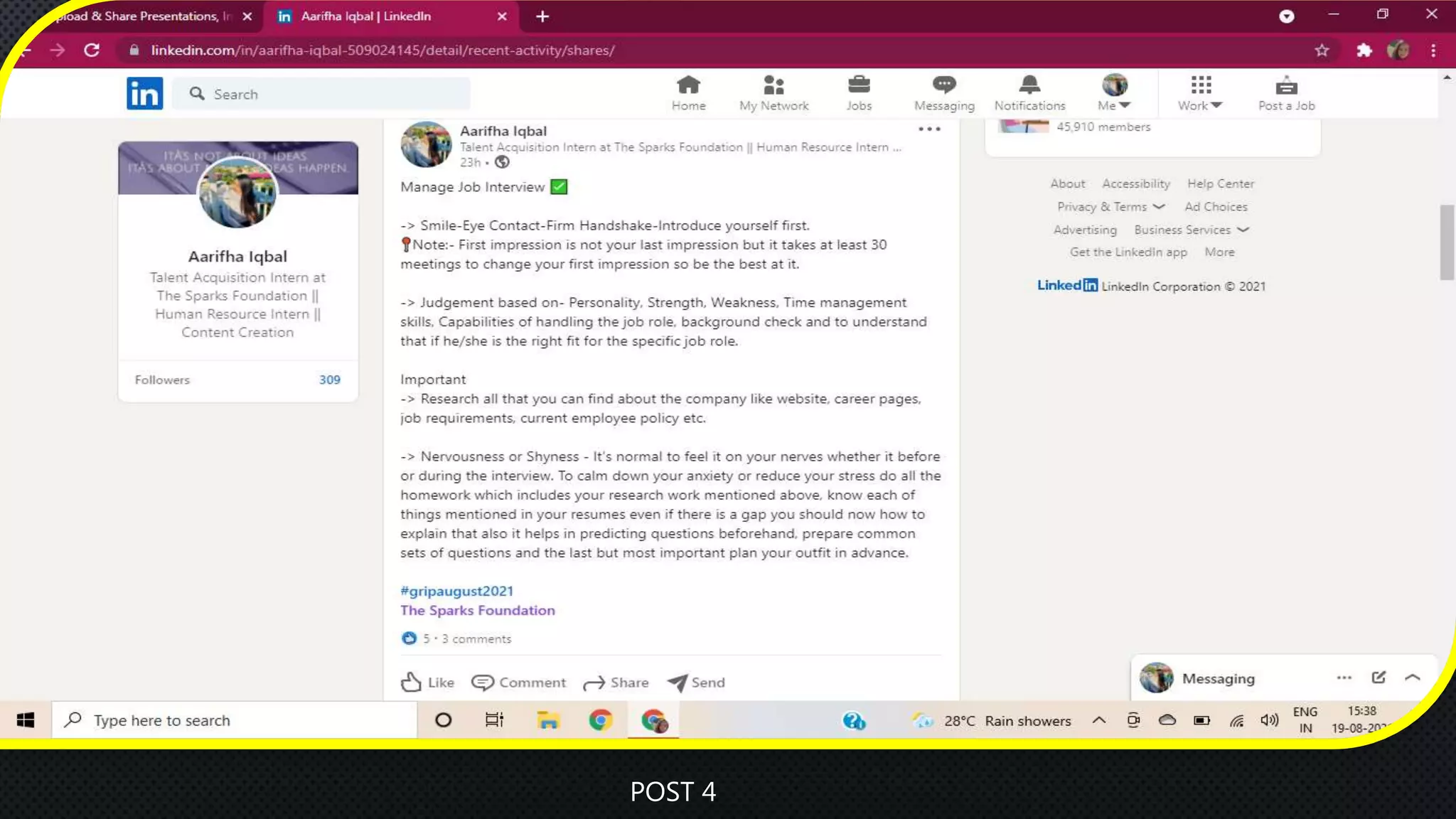 The spark foundation | PPT