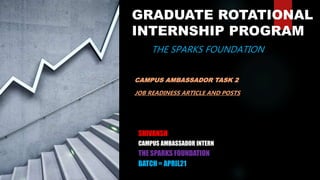 Task = 2 (Campus ambassador)The sparks foundation #GRIPAPRIL21 | PPT