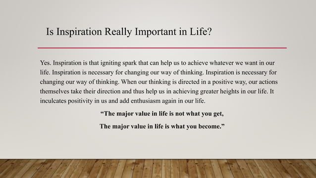 INSPIRATION | PPTX