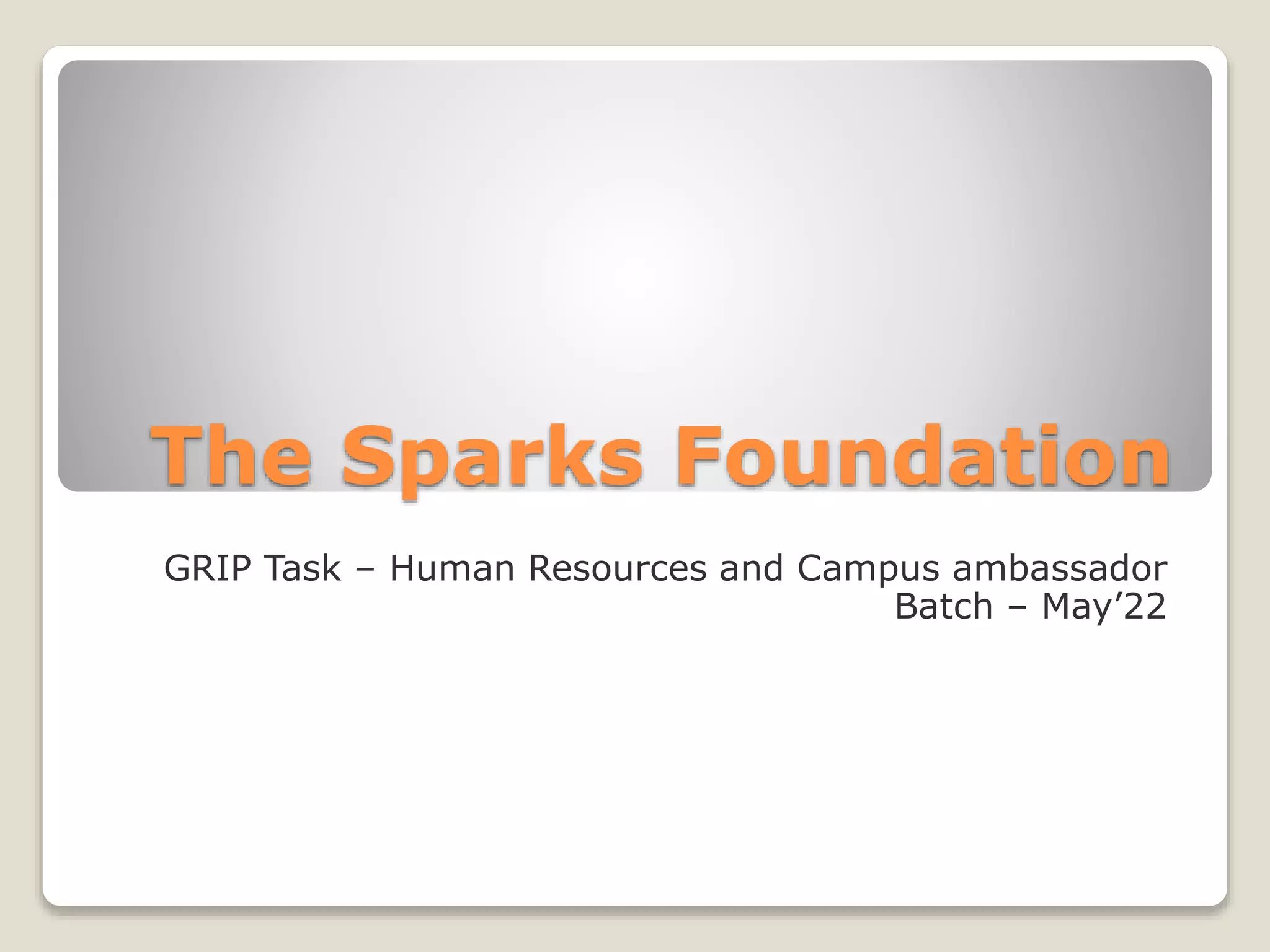 The Sparks Foundation.pptx