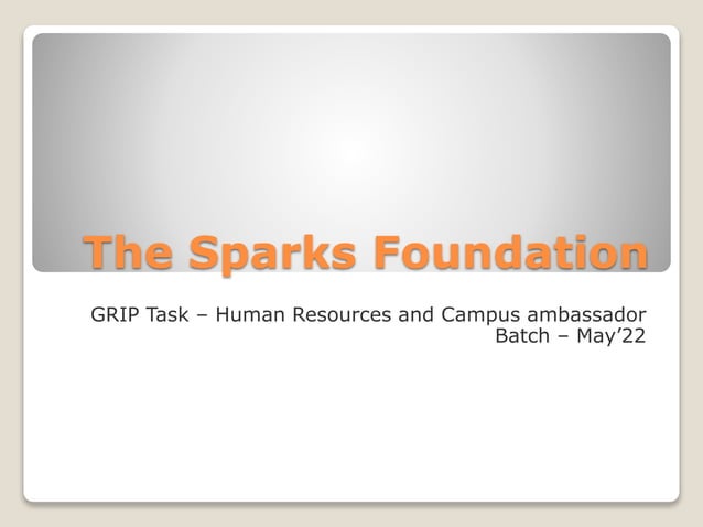 The Sparks Foundation.pptx