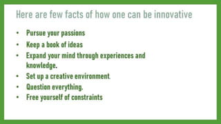 Inspire and Innovate | PPTX