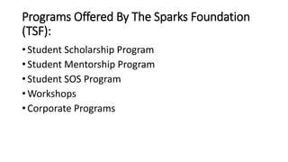 The Sparks Foundation Marketing Plan for Social Media | PPT