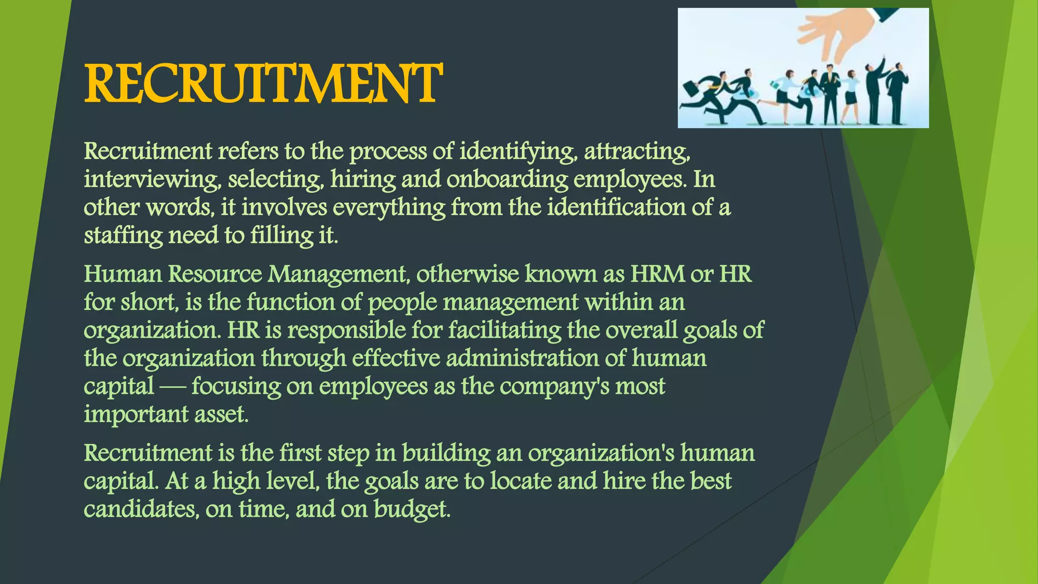 Different and effective ways of Recruitment | PPTX | Social Networking ...